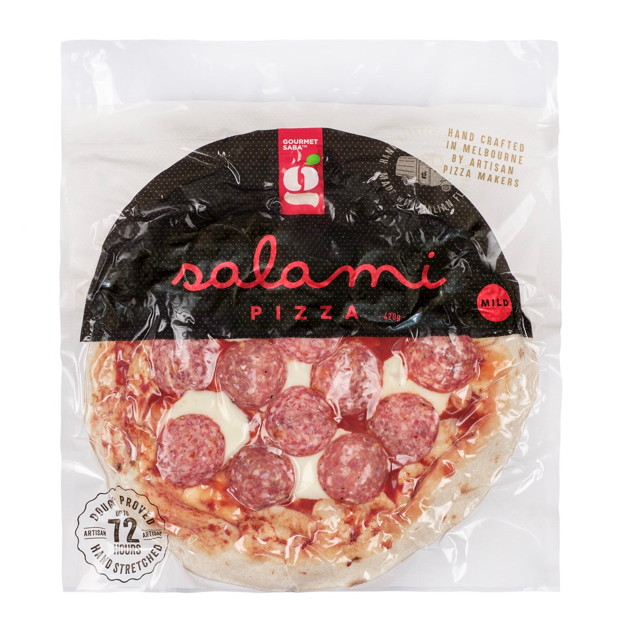Premium Salami Pizza – Gourmet Saba