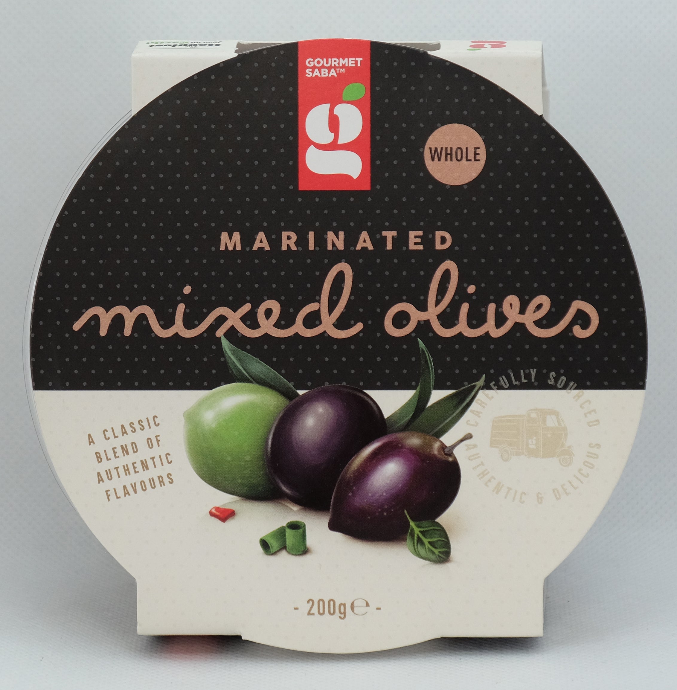 Mixed Marinated Olives 200g – Gourmet Saba
